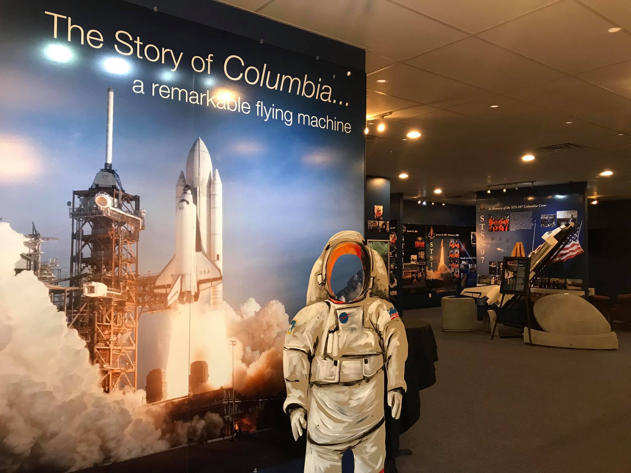 Patricia Huffman Smith NASA Museum 'Remembering Columbia' – Hemphill, Texas